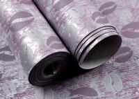 China Bedding Room Purple Modern Removable Wallpaper For Bedroom Walls , Moisture Proof for sale