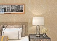 China SGS Leaf Printing European Style Wallpaper with Multtfilament Surface Treatment for sale