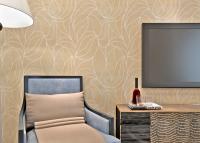 China SGS Leaf Printing European Style Wallpaper with Multtfilament Surface Treatment for sale