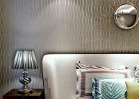 China Non - Woven Bronzing Waterproof Modern Removable Wallpaper For Living Room for sale