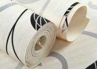 China Leaf Pattern Embossed Vinyl Modern Removable Wallpaper Contemporary Wall Coverings for sale
