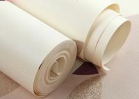 China Pink And Beige Removable PVC Wallpaper , Modern Wallpaper For Bedrooms for sale