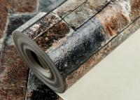 China Eco Friendly 3D Brick Effect Wallpaper , Waterproof Vinyl Wall Covering Light Weight for sale