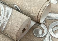 China PVC Wall Coverings Victorian Damask Wallpaper with Tear - resistant , ISO certification for sale