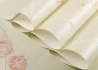 China Beige Floral Pattern Country Style Wallpaper / Non Woven Wallcovering Waterproof for sale