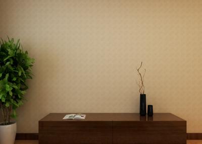 China Beige Geometric Pattern Modern Removable Wallpaper For Living Room for sale