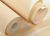 China Yellow Soft Breathable Non Woven Wallpaper / House Decoration Wallpaper for sale