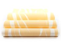 China Yellow Soft Breathable Non Woven Wallpaper / House Decoration Wallpaper for sale