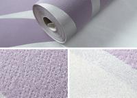 China Elegant Purple Removable Wall Paper , Hotel Modern Wall Covering for sale