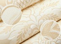 China Washable Interiors Europe Wallpaper Embossed , Contemporary Floral Wallpaper for sale
