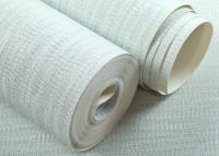 China Removable PVC Blue Color Modern Embossed Wallpaper For Bedding Room for sale