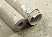 China European Retro Vintage Wallpaper Non woven with Elegant Floral and Bronzing Treatment for sale