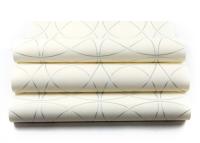 China Beige Non Woven Wallcovering Paper , Modern Striped Wallpaper For Bedroom And Living Room for sale