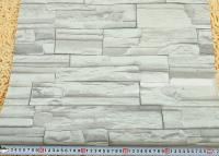 China Green Color 3D Brick Effect Wallpaper for Household , PVC Brick Effect Wall Coverings for sale