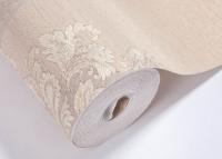 China 0.53*10m Durable Pink PVC European Style Wallpaper For BedRoom / living room for sale