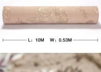 China PVC Classical Italy Deep Embossed Country Floral Wallpaper For Living Room , QZ0380 for sale