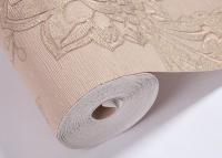 China PVC Classical Italy Deep Embossed Country Floral Wallpaper For Living Room , QZ0380 for sale