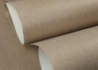 China 0.53*10M Non Woven Wallpaper Modern Flocked Wallpaper Moisture - Proof for sale