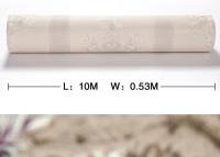 China Removable embossed PVC European Style Wallpaper With Leaf Pattern for sale