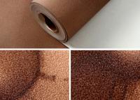 China European Style Washable Vinyl Wallpaper with 3D Effect Leather Pattern , SAC Listed for sale