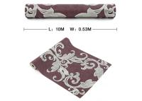 China Damask Pattern Victorian Style Wallpaper with Eco friendly PVC Material , Strippable for sale