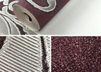 China Damask Pattern Victorian Style Wallpaper with Eco friendly PVC Material , Strippable for sale