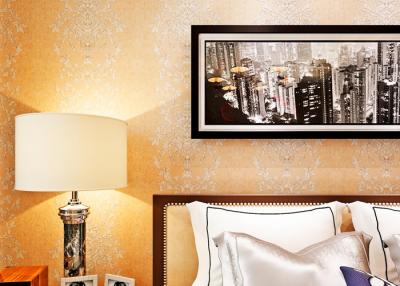 China Living Room European Style Wallpaper / PVC Modern Wall Covering size Customized for sale