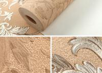 China Living Room European Style Wallpaper / PVC Modern Wall Covering size Customized for sale