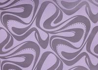 China Modern Wall Covering , Purple Geometric Removable Wallpaper For Bedding Room for sale
