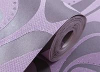 China Modern Wall Covering , Purple Geometric Removable Wallpaper For Bedding Room for sale