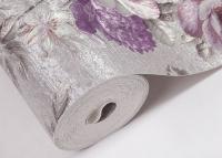 China PVC Embossed Wall Covering , Floral Interior Decorating Wallpaper with Country Style for sale