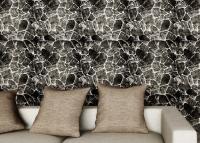 China Removable 3D Brick Effect Wallpaper / Contemporary Wall Coverings with PVC Wallpaper for sale