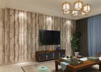 China Room Decoration Wallpaper , Vinyl Removable Wallpaper with 3D Foam Tree Pattern for sale