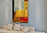 China Soundproof Modern Removable Wallpaper , Home Decorating Wallpaper Blue color for sale