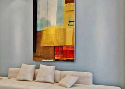 China Soundproof Modern Removable Wallpaper , Home Decorating Wallpaper Blue color for sale