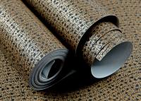 China Korean Style Contemporary Wall Coverings / Non Woven Wallpaper with Brown Color for sale