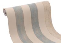 China Waterproof Contemporary Wall Coverings / Non woven Vertical Striped Wallpaper for sale