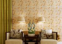 China Economic Beautify Leaves Modern Removable Wallpaper for Home Decoration , Pure Color for sale