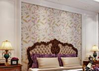 China Leaf Printing Modern Removable Non Woven Wallpaper Waterproof Vinyl Wall Covering for sale