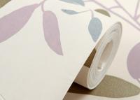 China Leaf Printing Modern Removable Non Woven Wallpaper Waterproof Vinyl Wall Covering for sale