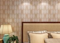 China Bronzing Leaf Non Woven Wallpaper For Office Walls / Living Room , Water Against for sale