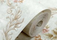 China Damask Interiors Europe Wallpaper , Soundproof British Style Wallpaper with Embossed Surface for sale