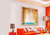 China Sound Absorbing Non Woven Wallpaper / Modern Pink Wallpaper For Home , 0.53*10m for sale