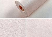 China Sound Absorbing Non Woven Wallpaper / Modern Pink Wallpaper For Home , 0.53*10m for sale