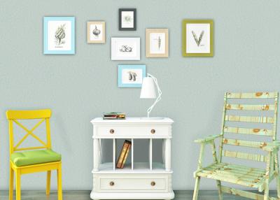 China Waterproof Green Contemporary Wallpaper For Bedrooms , Interior Decorating Wallpaper for sale