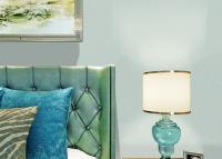China Waterproof Green Contemporary Wallpaper For Bedrooms , Interior Decorating Wallpaper for sale