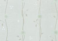 China Light Green Washable Vinyl Wallpaper With Peel And Stick Embossed Surface , Strippable Type for sale