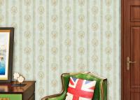 China Floral Beige Durable English Style Wallpaper , Household Decorative Wall Coverings for sale