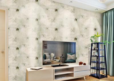 China Removable Non Woven Living Room Wallpaper 0.53*10m with American Style , SoundProof for sale