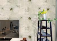 China Removable Non Woven Living Room Wallpaper 0.53*10m with American Style , SoundProof for sale
